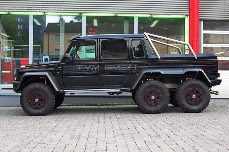 Mercedes-Benz G63 6X6 SUV – incredible 6-wheel monster that can be ...